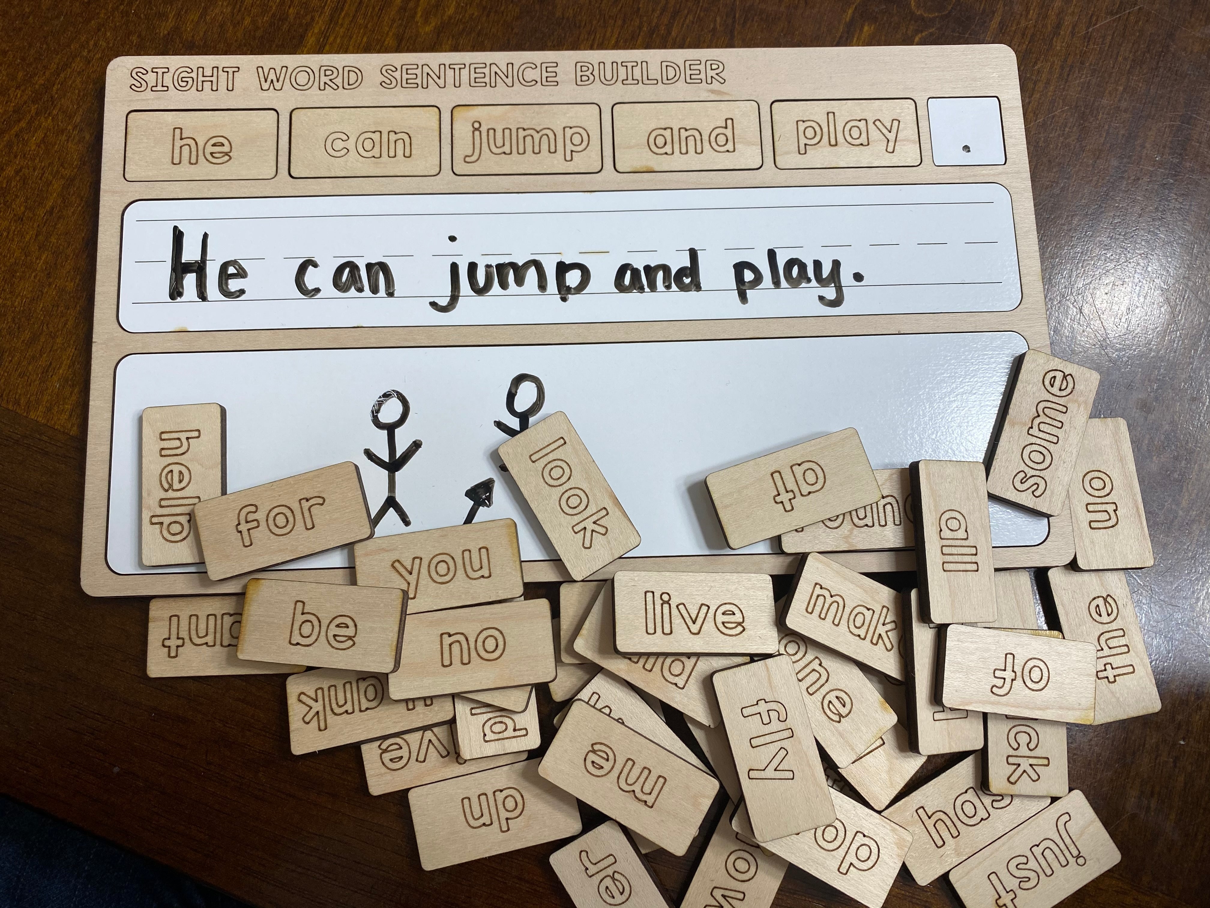 Dolch Sight Word Sentence Builder Board – Element Workshop